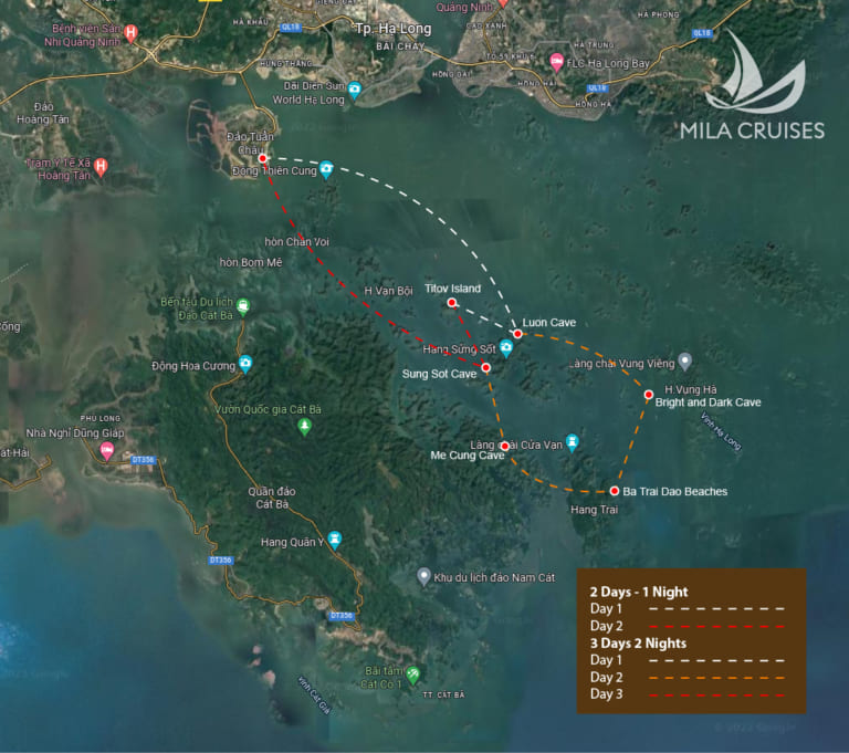 2D1N Mila & Milalux Cruises – Luxury Halong Bay Overnight Itinerary